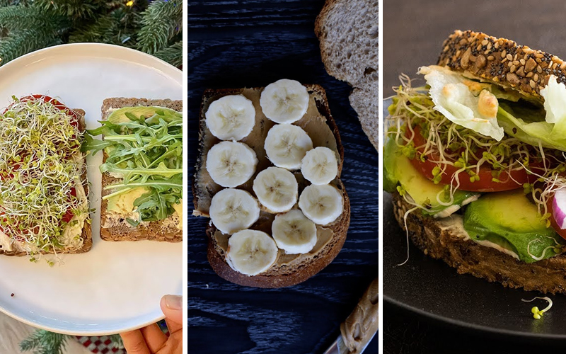 3 công thức bánh mì sandwich thuần chay healthy - Emma Phạm Kitchen